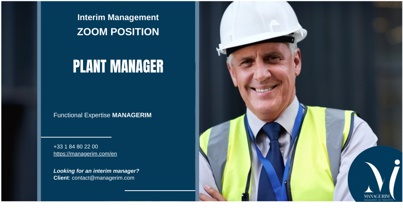 Interim Plant Manager I Zoom Position | Managerim